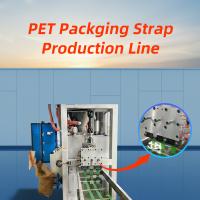 China PET Strap Making Machine with 200-350Kg/hr Capacity and 38CrMoALA Screw Material for 9-32mm Width Banding Production for sale
