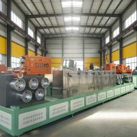 China PET Strap Making Machine Featuring Complete Production Line from Pre drying to Winding with Traction Stretching and Embossing Steps for sale