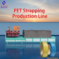 China 9mm High-accuracy Automatic PET Strap Making Machine for Lighter Weight PET Strap Production Line for sale
