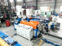 China Fully Automatic 38CrMoAl Double Screw Polypropylene Strapping Machine with 110mm Screw Diameter for sale