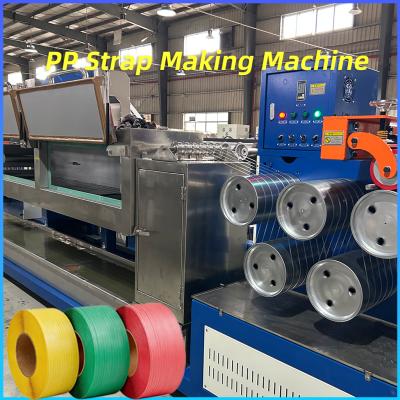 China Pet Pp Strap Band Tape Making Machine Packing Tape Band Production Line for sale