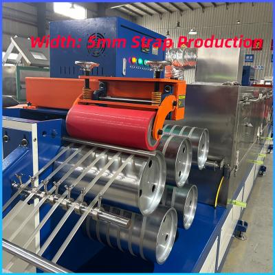 China 5mm Pp Auto Strapping Plastic Making Machine Pet Strap Production Line Single Screw 160-300kg/h for sale