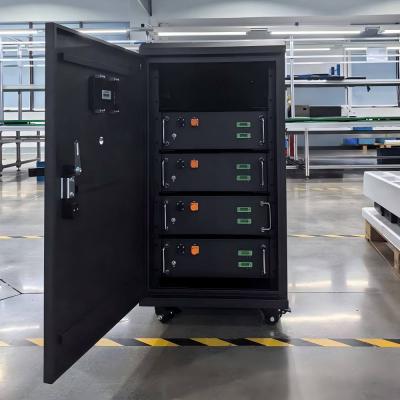 China 20.48kWh Modular Battery Backup 224V HV Battery System With Four Rack Modules for sale