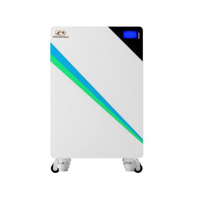 China 15.36kWh 51.2V Wall Mounted LiFePO4 Battery With Mobile App Monitoring for sale