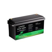 China 2.56kWh 25.6V 100Ah LiFePO4 Battery For 24V Solar Energy UPS Backup for sale