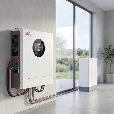 China 5kW Solar Inverter For 24V Batteries With 160A PV Utility Charging for sale