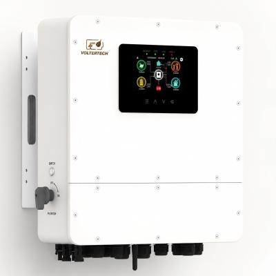 China 6kW 48V Hybrid Solar Inverter with Dual MPPT and IP65 for Residential Solar Systems for sale