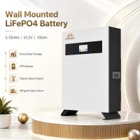 China 51.2V 100Ah LiFePO4 Battery 5.12kWh for Solar Inverter Systems for sale
