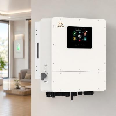 China 6kW Hybrid Solar Inverter with Dual AC Inputs and Outputs and Touchscreen Control for Installers for sale