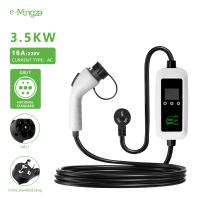 China 3.5kW 16A Single Phase Portable GBT Charger Adjustable EVSE Electric Vehicle Charging Stations for sale