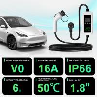 China 3.5kW 16A Single Phase Portable GBT Charger Adjustable EVSE Electric Vehicle Charging Stations for sale