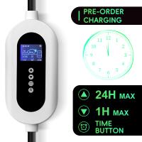 China E-mingze 7kw/32A Tesla 5m Cable Portable Charger For Ev Cars for sale
