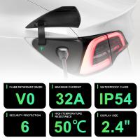 China 7kW Tesla Charger NACS Portable EV Charger Level 2 With Adjustable Current For Tesla Car for sale