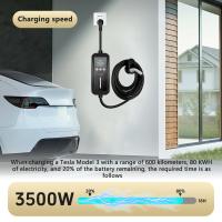 China E-mingze Type 2 3.5kw/16A AC Charging Mode 2 ev car charger electric for sale