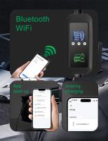 China Type 2 3.5kW Portable EV Charger 16A Adjustable Current Custom 5m Cable for sale