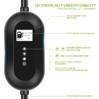 China IP65 Outdoor Rated Type 2 Portable 7kW Car Charger 8A-32A Adjustable for sale