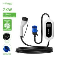 China 32A 7kw Type 2 Smart Display EV Portable Power Bank With APP Control for sale