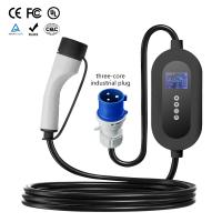 China ODM OEM Mode 2 Type 27kw 32A Smart Display Car Charging Station With App for sale