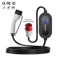 China E-mingze 22kw/32A Type 2 3 Phase Mode 2 Ev Portable Charger IP65 for sale