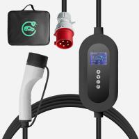 China E-mingze 22kw/32A Type 2 3 Phase Mode 2 Ev Portable Charger IP65 for sale
