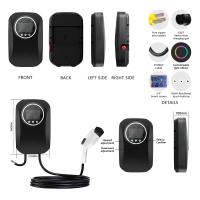China AC Type1 Type2 GBT Tesla 7-22KW EV Charging Station Wallbox 1-3 Phase 32A APP EV Charger for sale