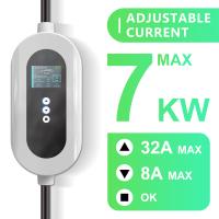 China E-mingze 1 Phase IP65 GBT 7kw/32A Smart Charging Ev Portable Charger for sale