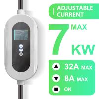 China E-mingze 7kw/32A Type 1 Smart Charging IP65 Mode 2 Mobile Ev Charger for sale