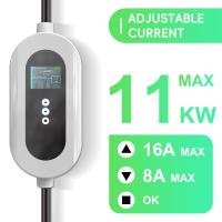 China E-mingze Mode 2 Type 2 Fast Charging 11kw/16A 5m Cable Ev Portable Charger for sale