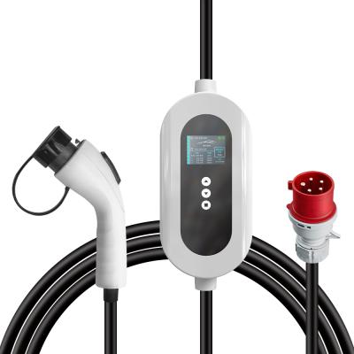 China E-mingze16A/11KW 3 Phase IP66 AC Charging Electric Vehicle Charging Station With APP WIFI for sale