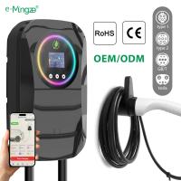 China Type 2 Wall Mounted EV Charger 7kW 11kW 22kW Smart Charging Station for sale