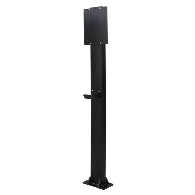 China Duty Steel EV Charger Floor Mounted Stand For Wallbox Charging Stations Outdoor for sale
