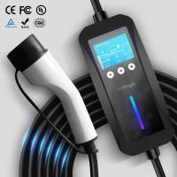 China Home Use Smart Electric Vehicle Level2 Portable Ev Charger Type1 Type2 Gbt Tesla With App for sale