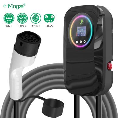 China IP65 Waterproof APP 7KW EV Wallbox EV Charger Type 2 Home Charging Station for sale