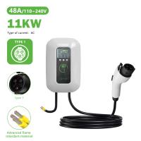 China 48A 11kw Type 1 Fast Charging Smart And Wall Box EV Charger With App for sale