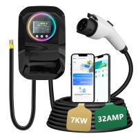 China 7kw 32A Type 1 Mode 3 Wall Box EV Charger High Performance Byd Electric Car Charger for sale