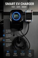 China 32A 7kw Type 2 AC Charging Mode 3 For BYD Electric Car Charger With App WiFi for sale