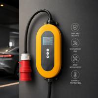 China Type 2 Portable EV Charger With Adjustable Current For Tesla BYD Home EV Charging for sale
