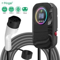 China European 11kw 22KW Smart Wall Mounted EV Charger Type 2 32A Wallbox Charging Station for sale