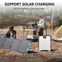 China Portable Power Bank Station 4kw LiFePO4 Battery Solar Generator For EV Charging for sale