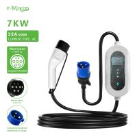 China 7kW Portable Type 2 EV Charger – 32A Fast Electric Car Charger for Home & Travel for sale