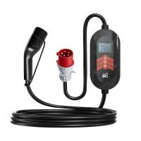 China Smart 22kW Portable EV Charger with WiFi APP Control Three Phase 22kW Portable EV Charger for Electric Cars for sale