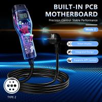China 3.5kW Mode 2 Type 2 EV Charger with EU Plug  LCD and App Control for sale