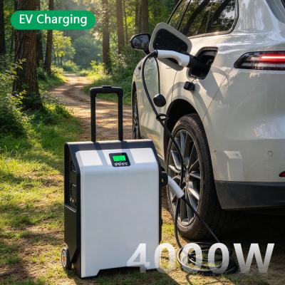 China E-Mingze 3600Wh EV Power Bank LiFePO4 Battery Type 2 and 4000W Max Output for sale