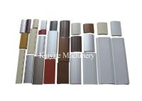 China Aluminum 41 & 55 PU Shutter Door Machine for sale
