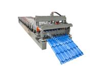 China Glazed Tile Roof Panel Roll Forming Machine for sale