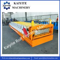 China Double Metal Roofing Sheet Roll Forming Machine for sale