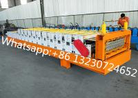 China Double Metal Roofing Sheet Roll Forming Machine for sale