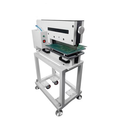 China 220V 60HZ automatic PCB V Groove Cutting Machine 330mm Cutting Length for sale