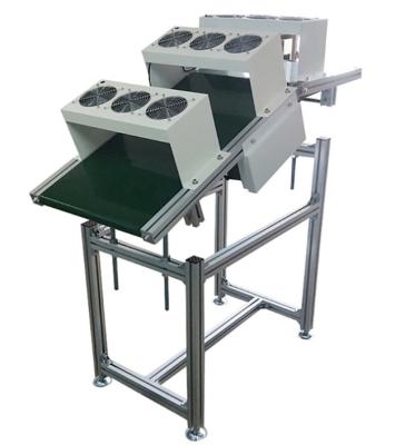 China Dip Line Small PCB Belt Conveyor Assembly For Wave Solder Outfeed for sale