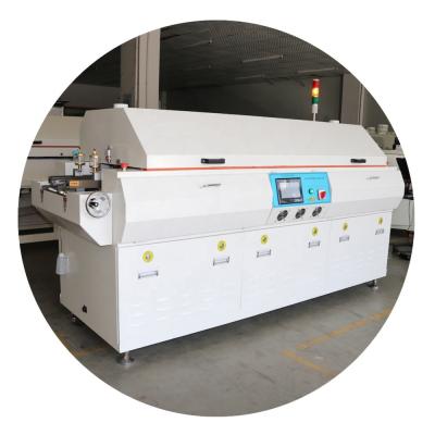 China 6 Zone SMT Reflow Soldering Oven for PCB Production for sale
